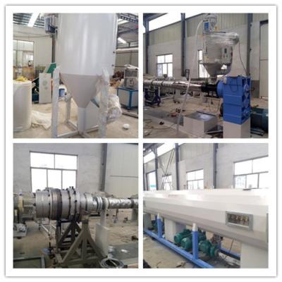 China PERT Single Screw Cool and Hot Water Plastic Pipe Extrusion Line stable running for sale