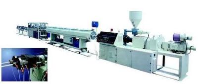 China Pvc Pipes Manufacturing Machines Double Screw Extruder For Irrigating for sale