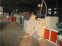 China PP / PE / PVC Plastic Pipe Extrusion Line , Twin Pipe Double Screw Extruder for sale