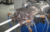 China Plastic Pipe Manufacturing Machine Single Screw PP/PE Twin Pipe Extruder for sale