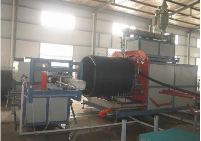 China PVC Sprial Plastic Pipe Extrusion Line , Double Screw PVC Sprial Pipe Making Machine for sale