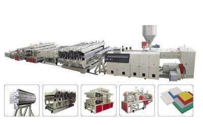 China High Speed WPC Furniture Wood Board Double Screw Extruder 80/156 92/188 for sale