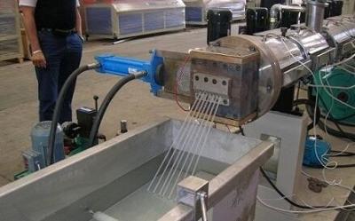 China CE Certified PE Plastic Granules Machine - Double Stage Pelletizing Line for PP/PE Film Recycling for sale