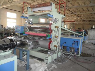 China Three Layer WPC Extrusion Line 600-1250mm Wood Plastic Composite Construction Template Making Machine for sale