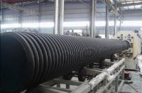 China PVC Corrugated Pipe Making Machine 12-40mm Twin Screw Extruder 15-25m/min for sale