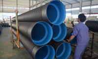 China Drainage Pipe Making Machinery , PE Corrugated Plastic Pipe Manufacturing Machine for sale