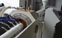 China PE Pipe Manufacturing Plastic Extrusion Line For PE Carbon Spiral Reinforcing Pipe for sale