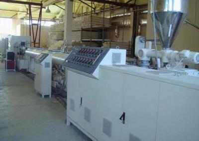 China PVC Flexible Plastic Pipe Extrusion Line / Twin Screw hose pipe Making Machine for sale