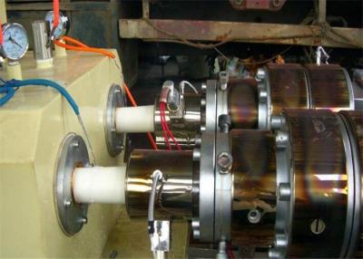 China High Output Conical Double Screw Plastic Pipe Production Line 380-700KG/H for sale