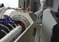 China HDPE Spiral Reinforcing Pipe Plastic Extrusion Line Plastic Pipe Extruder for sale