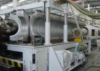 China Corrugated Pipe Twin Screw Extruder , Single Wall Corrugated Pipe Machine for sale