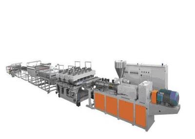 China Plastic Board Making Wpc Extrusion Machine / Fouble Screw Board Extruder for sale