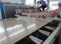 China PVC Crust Foamed Plastic Board Extrusion Line with 1220-1830mm Width and 1-30mm Thickness Capacity for sale
