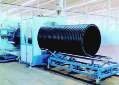 China HDPE Spiral Corrugated Pipe Making Machine 200-3000mm Diameter Fully Automatic Extrusion Line for sale