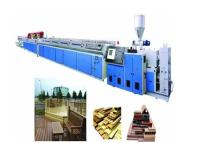 China WPC Profile Extrusion Making Machine , WPC / PVC Profile Extruder For Windows for sale
