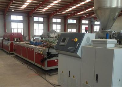 China WPC Profile Extrusion Machine for Plastic Ceiling Profiles - 160-500mm Width Range, 18-37.6Kw Power for sale
