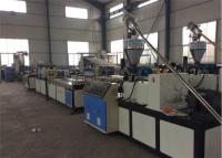 China PVC Plastic Board Profile Sheet / WPC Profile Extrusion Line Stable Precision for sale
