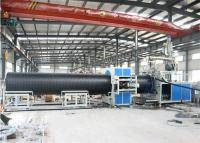 China Extra Large Diameter Steel Reinforced Sprial Pipe Production Line / Plastic Sprial Pipe Making Machine for sale