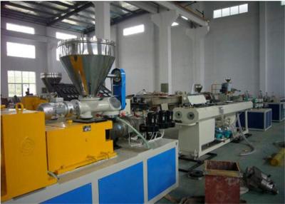 China Water Cooling Double Screw PVC Plastic Extrusion Line With CE Certificate for sale