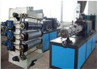 China PE PP WPC Wood Plastic Sheet Extrusion Line , Plastic Sheet Making Machine for sale