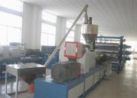 China PVC Plastic Foam Sheet Plastic Sheet Extrusion Line , PVC Plastic Sheet Making Machine / Sheet Extruder for sale