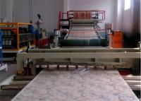 China Double Screw PVC Lamination Plastic Sheet Extrusion Line Marble Sheet Making for sale