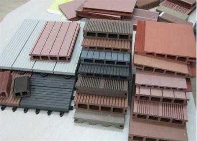 China Advanced PP PE Wood Plastic Plastic Profile Extrusion Machine With PLC Control System for sale