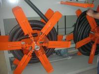 China Single Screw Plastic Extrusion Line For PE Carbon Spiral Reinforcing Pipe Production for sale