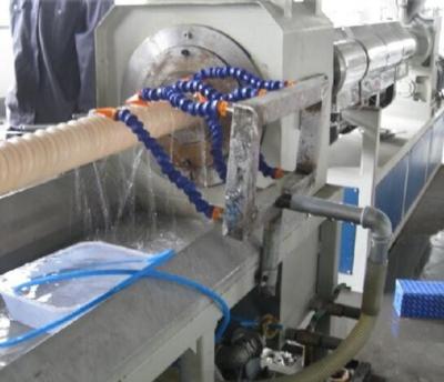 China Single Screw Plastic Extrusion Line For PE Carbon Spiral Reinforcing Pipe Production for sale