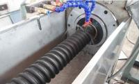 China Spiral Duct Plastic Production Line / PE Spiral Reinforced Making Machine for sale