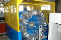 China Double Screw Pipe Extrusion Machine PVC Fiber Reinforced Soft Pipe Making Machine for sale