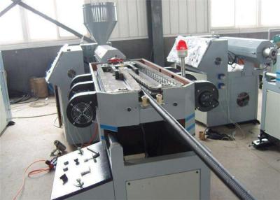 China PE PP PVC Single Wall corrugated Pipe Plastic Extrusion Machine Φ9mm – 35mm for sale