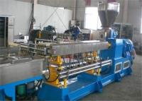 China PLC Control Twin Screw Extruder , PVC Plastic Pipe / Profile / Board Extrusion Machine for sale