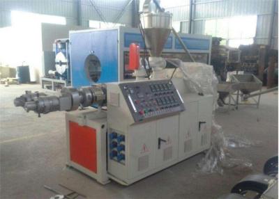 China High Capacity Twin Screw Extruder PVC Pipe Extrusion Machine CE / ISO9001 for sale