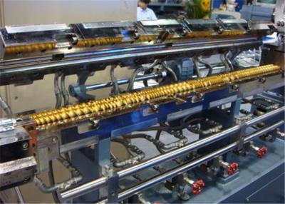 China PLC Control Twin Screw Extruder , PVC Plastic Pipe / Profile / Board Extrusion Machine for sale
