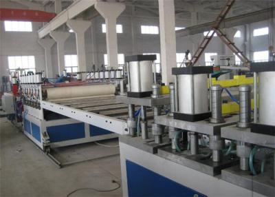 China High Efficiency PVC Foam Board Machine , Double Screw Plastic Board Extrusion Line for sale