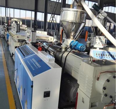 China Decoration PVC WPC Board Production Line Horizontal Structure CE Certificate for sale