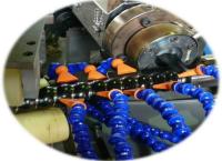 China 12-40Mm PE Plastic Extrusion Line Sprial Wrapping Band / Cable Protector Sleeves Making for sale