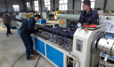 China Single Screw Plastic Extrusion Machine For PE PP Wire Cable Sprial Wrapping Band Pipe for sale