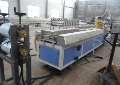 China WPC PVC Wood Plastic Profile Making Machine / Plastic Profile Extruder for sale