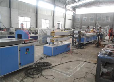 China PE PP Plastic Profile Extruder Machine , Plastic Extrusion Equipment CE Certificate for sale