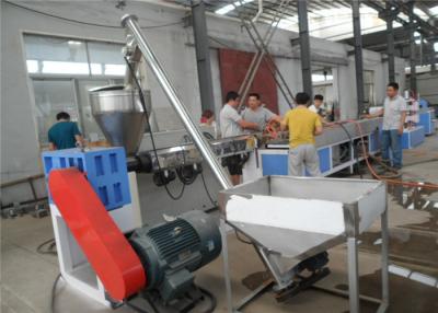 China PE WPC Bench Plastic Profile Extrusion Line , Parapet Profile Machine for sale