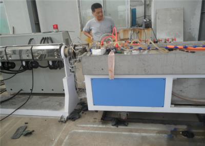 China Single Screw PP PE Plastic Profile Production Line , Plastic Sheet Extrusion Line for sale