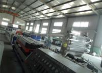 China Single Wall Corrugated Plastic Pipe Extrusion Line PP PE PVC Pipe Making Machine for sale