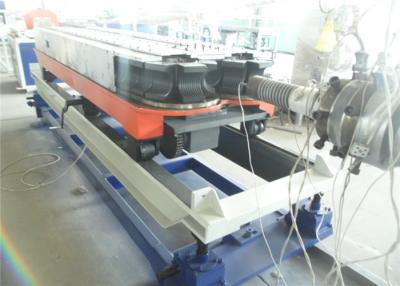 China Light Weight Plastic Pipe Extrusion Line / Corrugated Pipe Extruder for sale