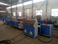China Plastic PVC Profile Production Line / Wood Plastic Profile Extrusion Process for sale