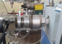China One Screw Plastic Extrusion Line , Plastic Pipe Production Line For PE Carbon Sprial Pipe Making for sale