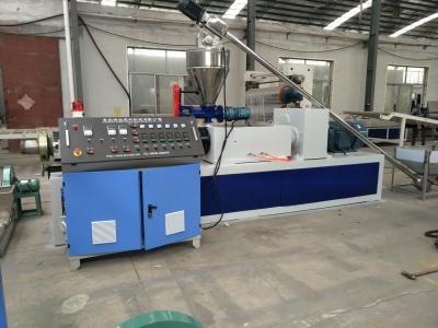 China Twin Screw PVC Pelletizing Machine for Electrical Cable Granules - 150-700 kg/h Capacity, 37-90 kW Motor for sale