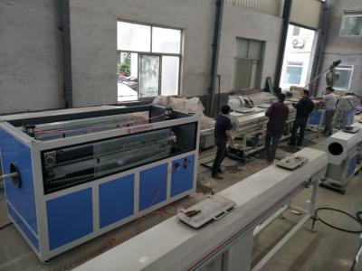 China PVC UPVC Pipe Production Line 16-800mm Diameter Range with 6-50KN Pulling Force for Water Supply and Drainage Systems for sale