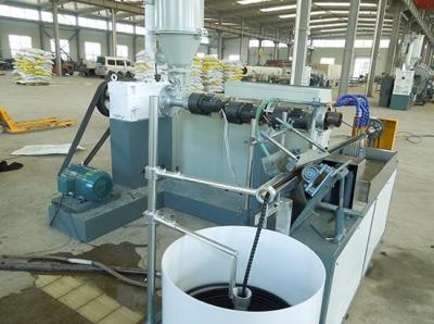 China Auto Corrugated Pipe Production Line , Hydraulic Hose Sprial Protective Sleeve Single Screw Extruder for sale